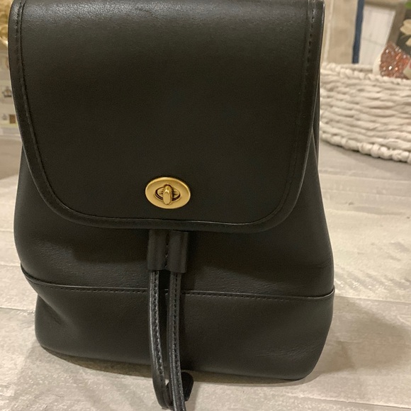 Coach | Bags | Small Coach Backpack Black Cute Like Brand New Original ...